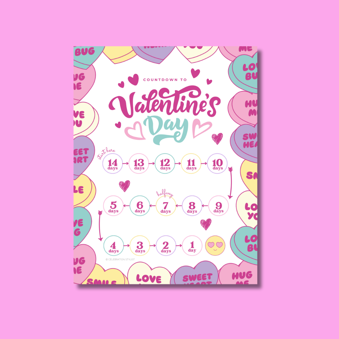 Valentine's Day Countdown – Celebration Stylist