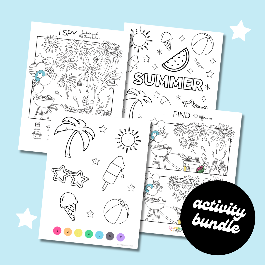 4th of July Activity Bundle – Celebration Stylist