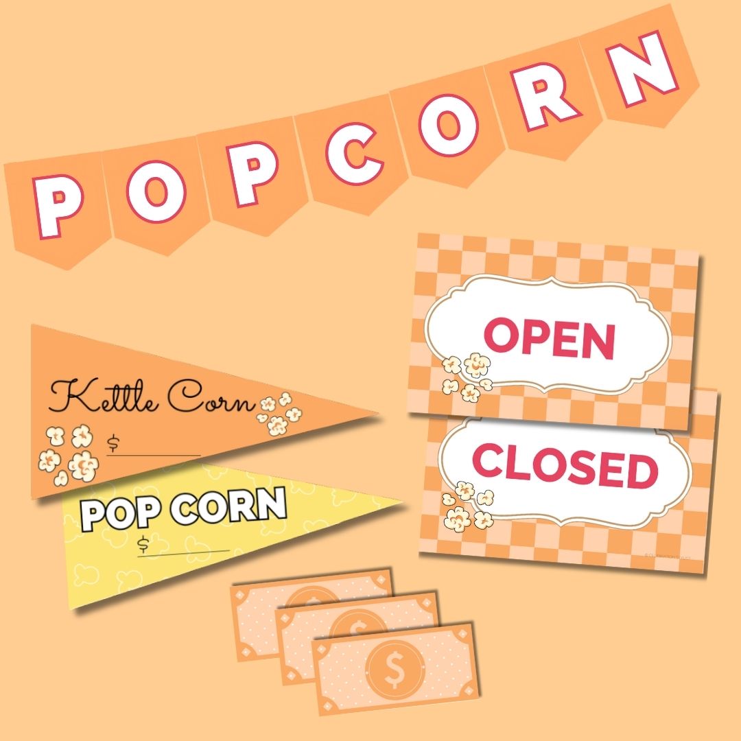 Pretend Play Popcorn Stand – Celebration Stylist