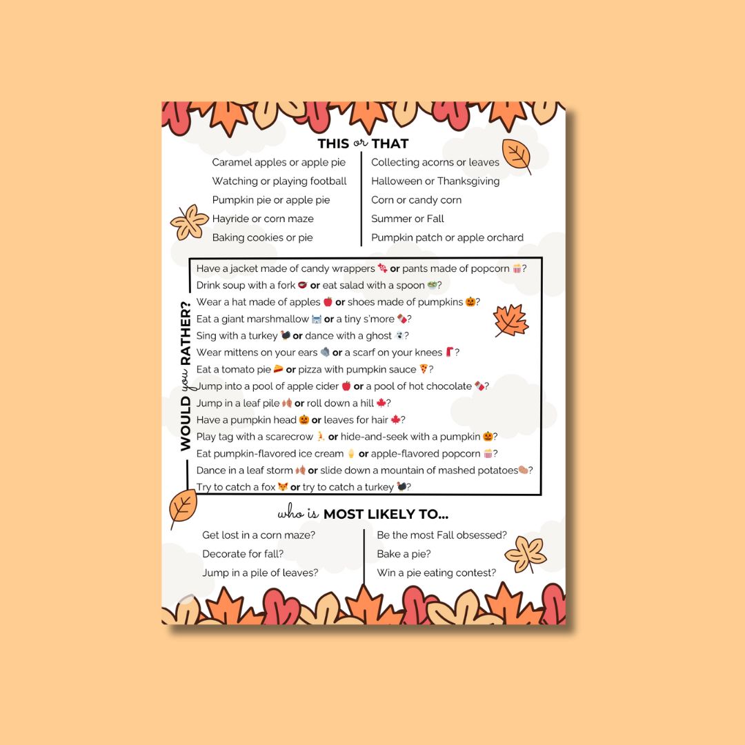 Fall This or That – Celebration Stylist