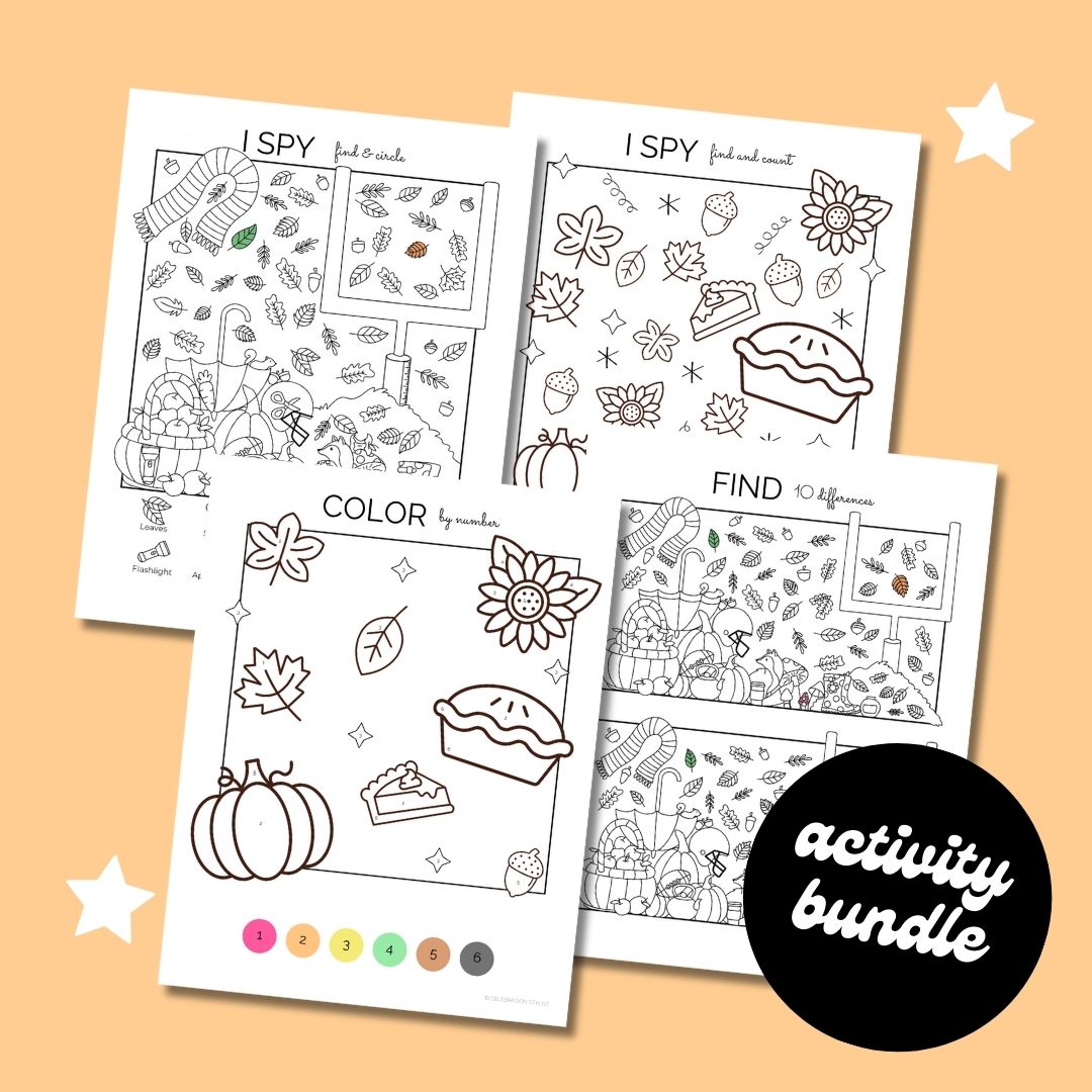 Fall Activity Bundle – Celebration Stylist