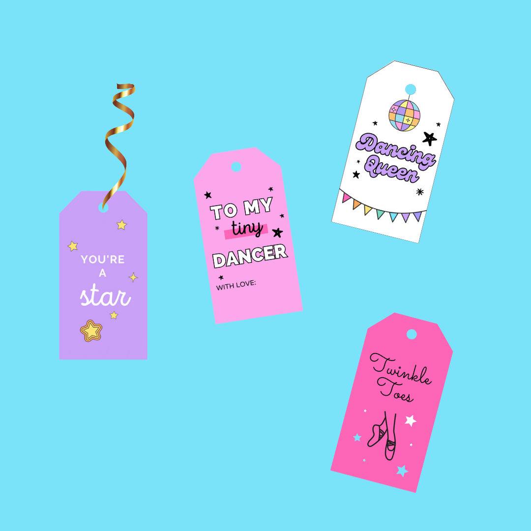 Dance Recital Gift Tags – Celebration Stylist