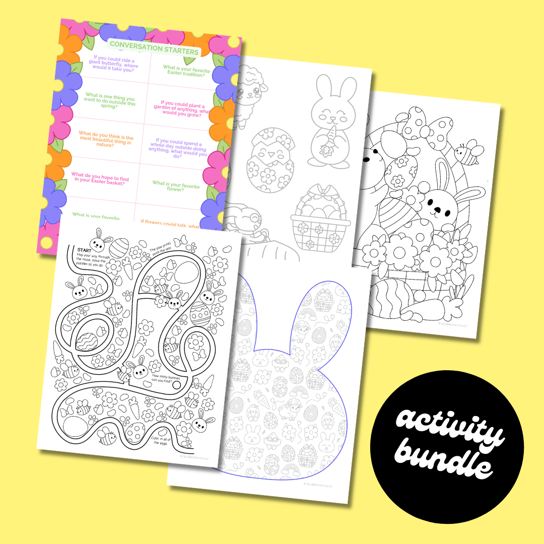 Easter Activity Bundle – Celebration Stylist