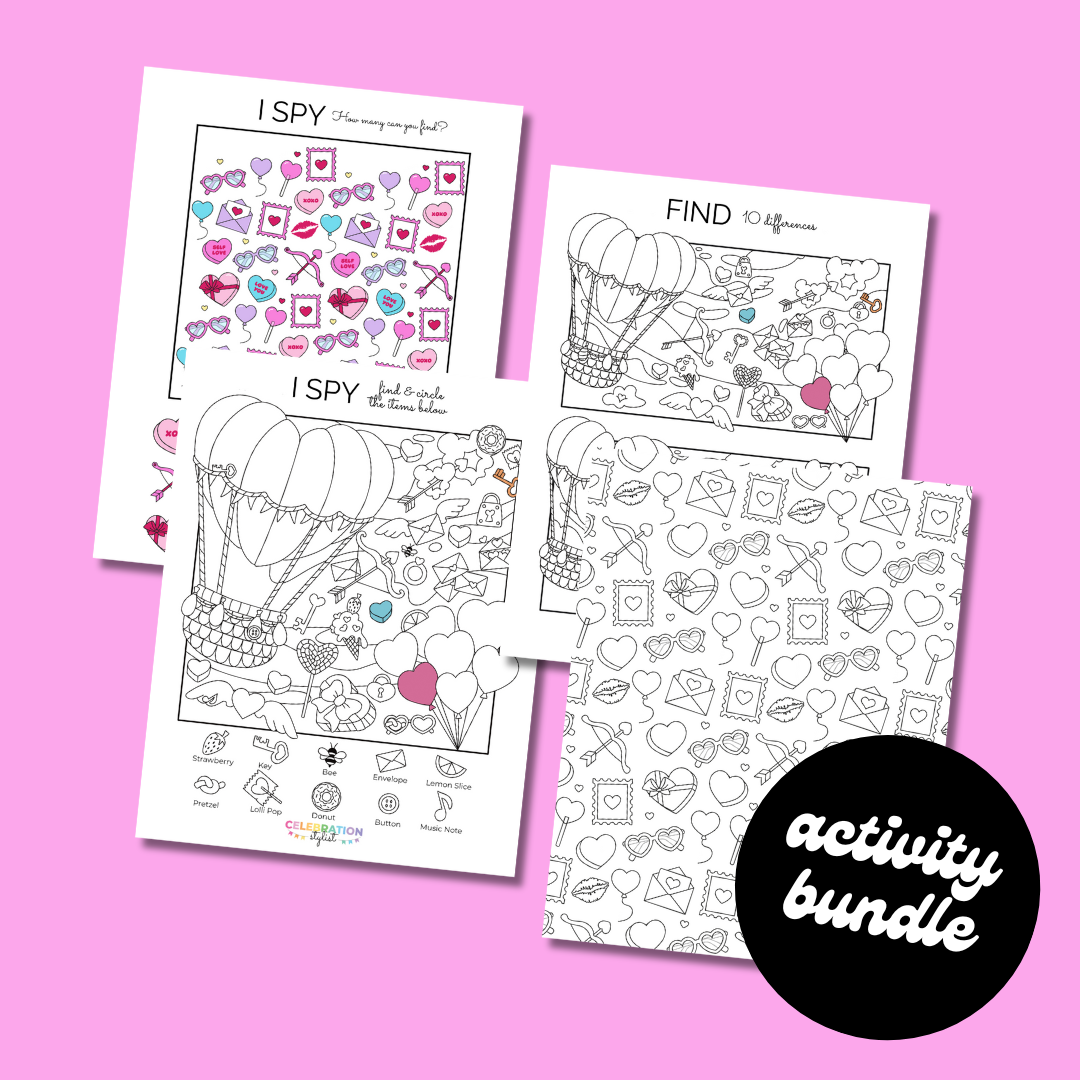 Valentine's Day Activity Bundle – Celebration Stylist