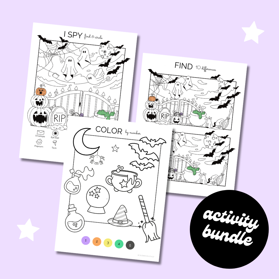 Halloween Activity Bundle – Celebration Stylist
