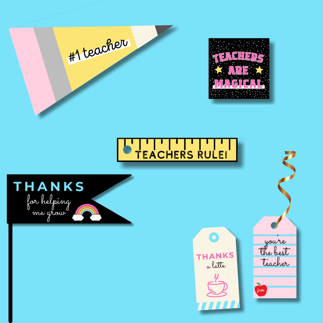 Teacher Gift Tags – Celebration Stylist