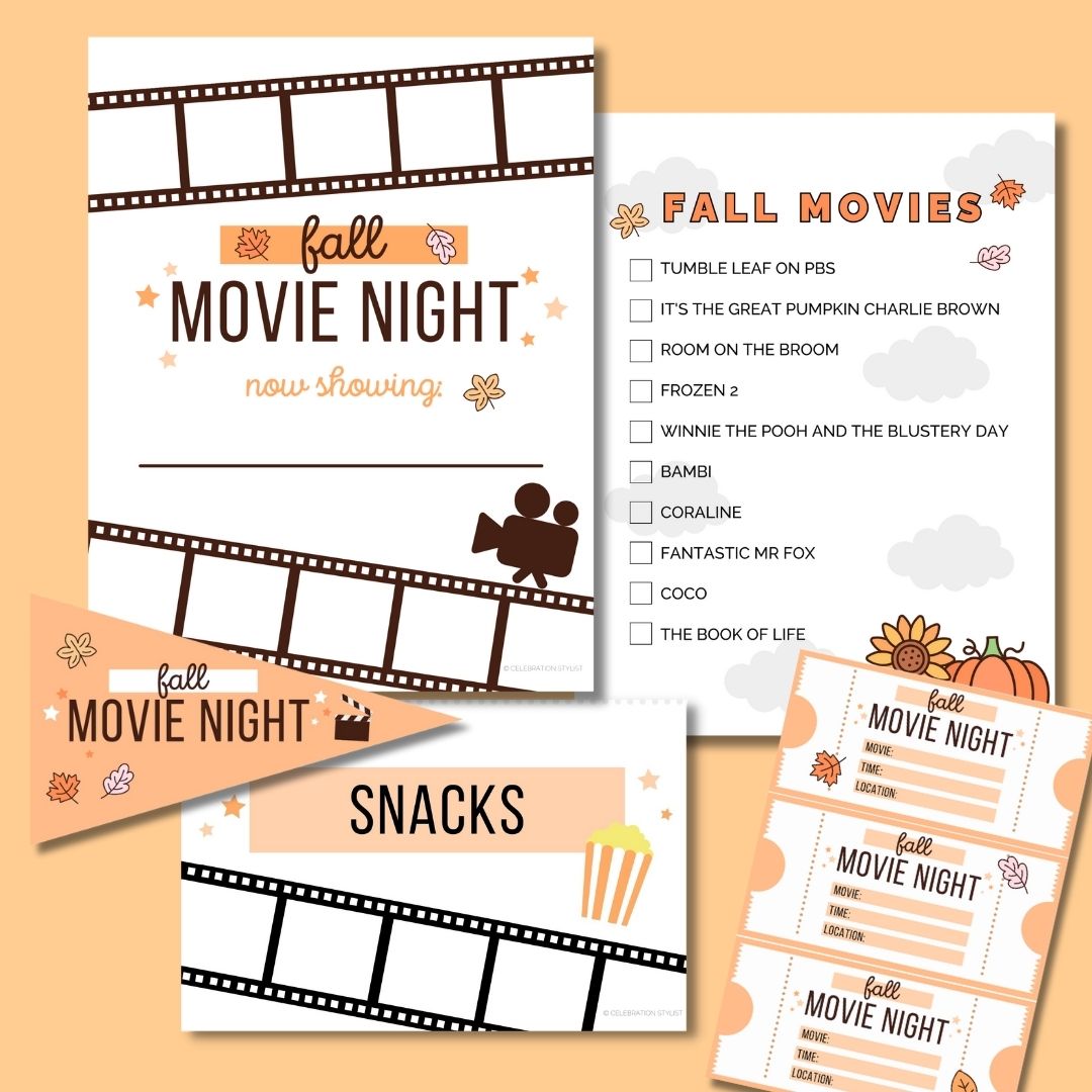 Fall Movie Night – Celebration Stylist