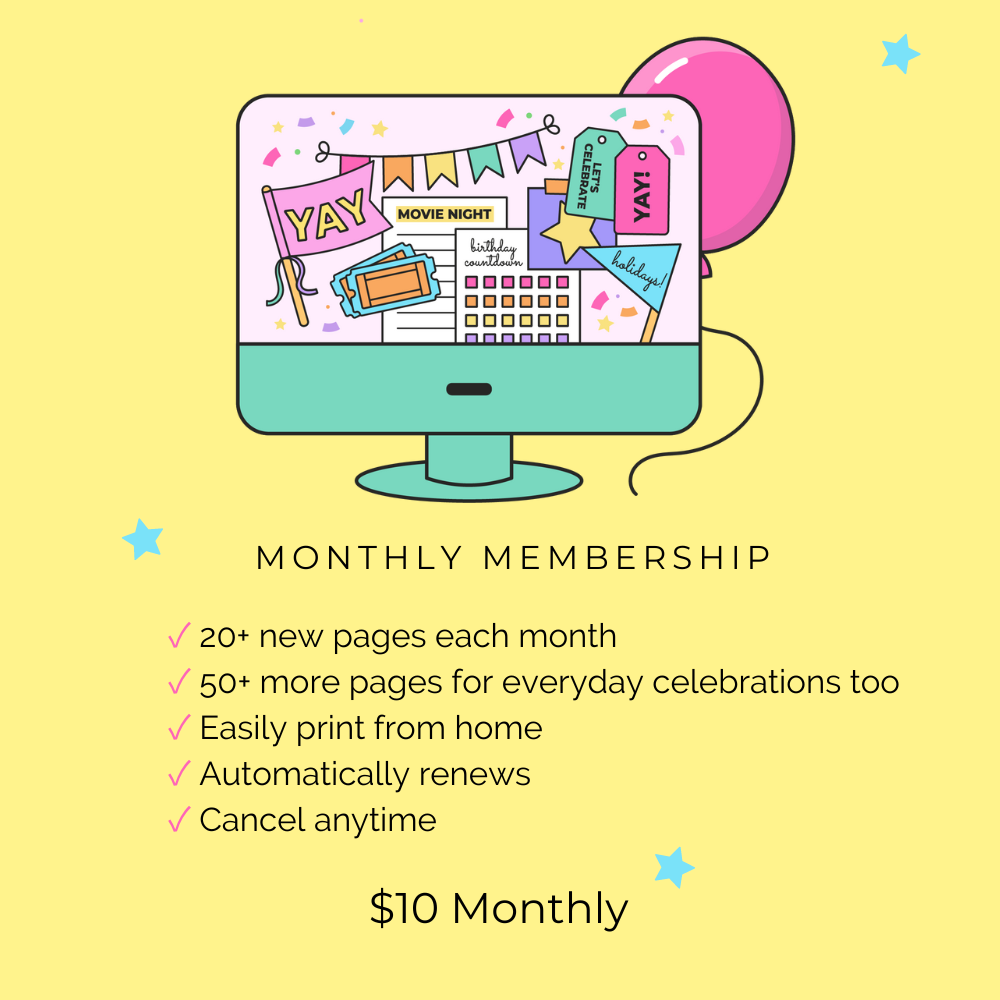 Monthly Membership Plan – Celebration Stylist®️