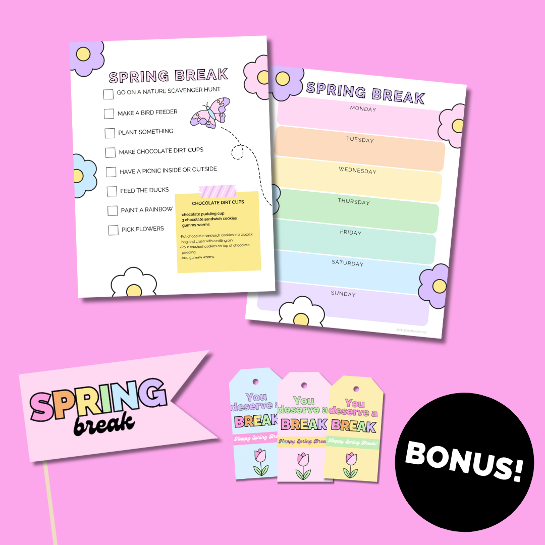 Spring Break Packet – Celebration Stylist