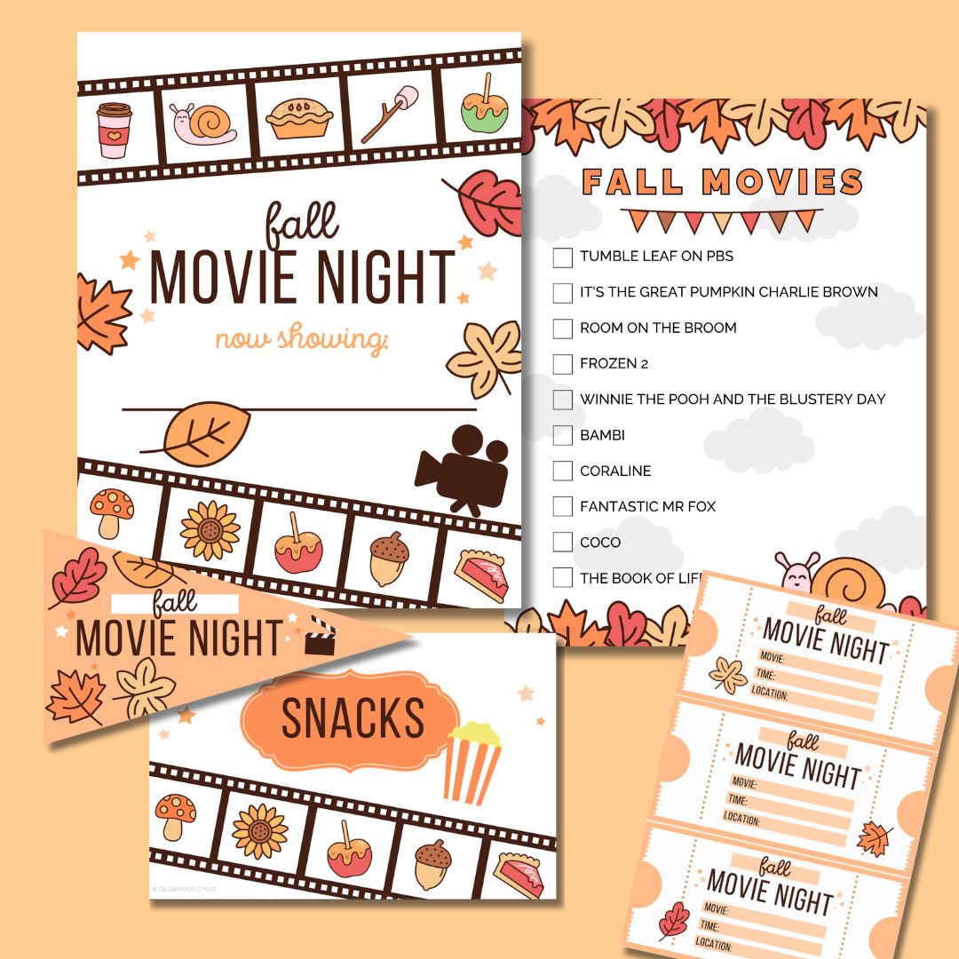 Fall Movie Night – Celebration Stylist