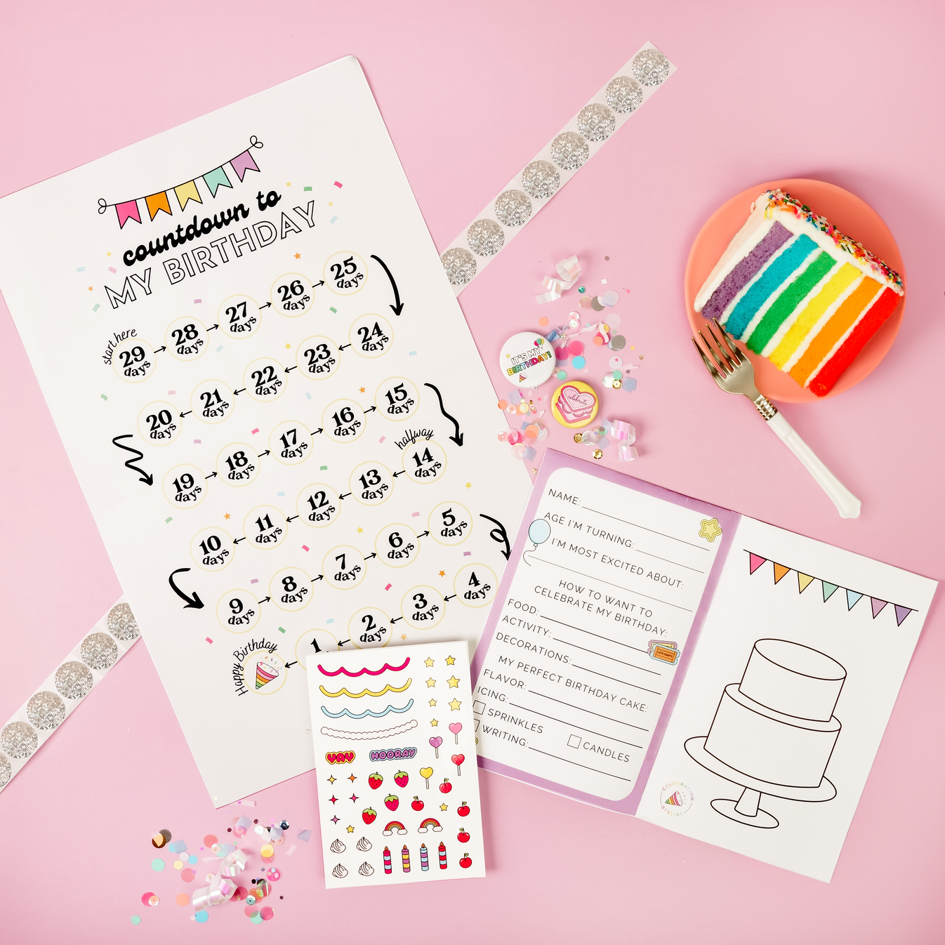 Birthday Activity Pack – Celebration Stylist