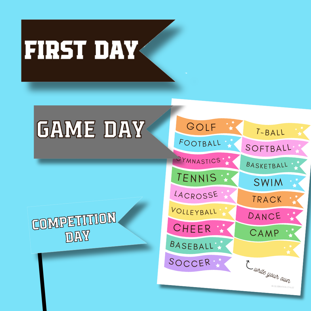 First Day of Sports – Celebration Stylist