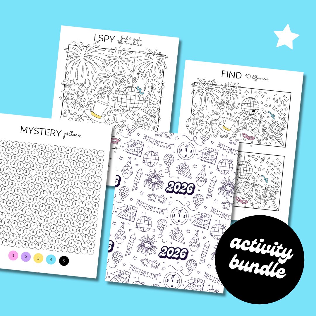 New Years Activity Bundle – Celebration Stylist