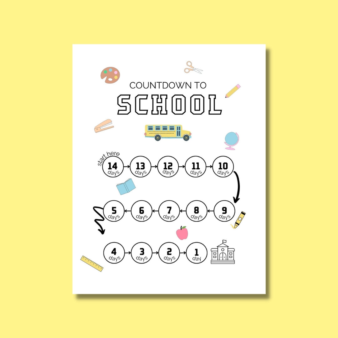 Countdown to School – Celebration Stylist®️