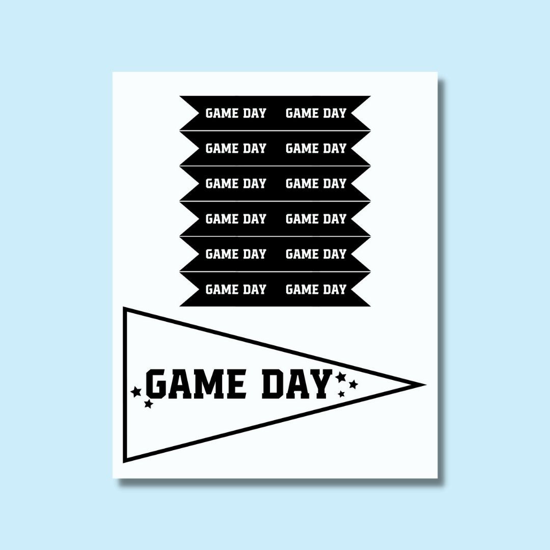 Game Day Tags and Flags – Celebration Stylist